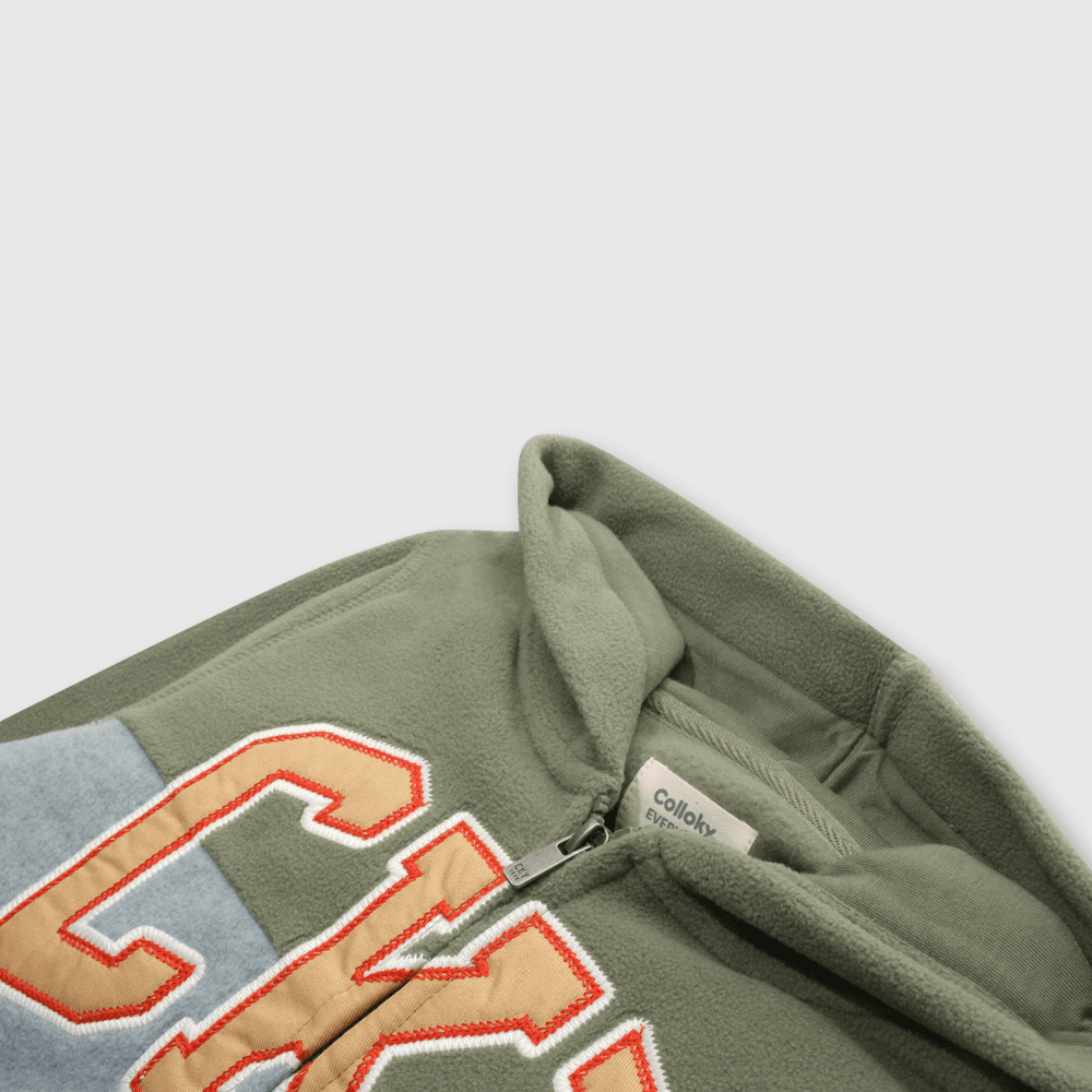 Polerón de niño polar CKY verde