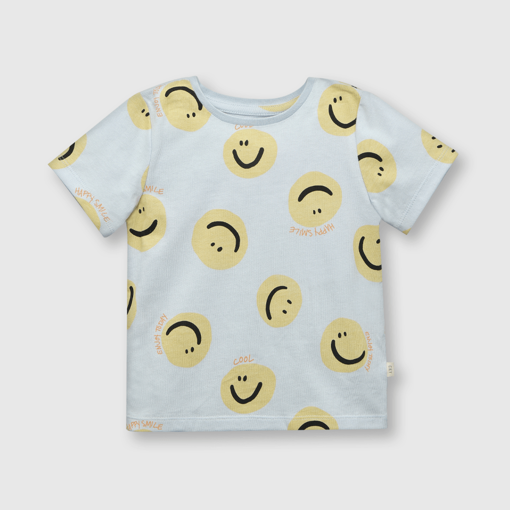 Polo de bebe niño smile azul