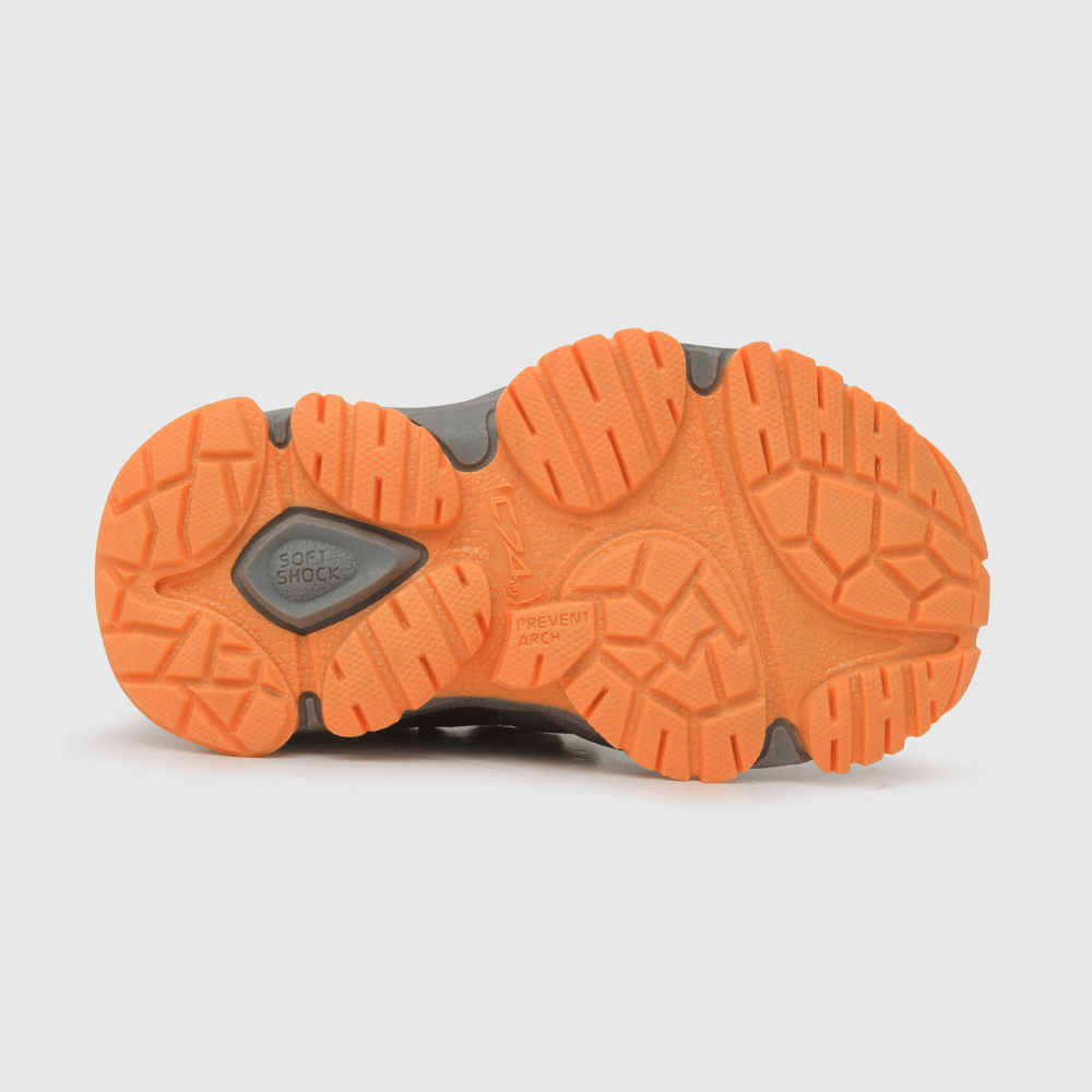 Zapatilla de niño outdoor estampada gray / gris