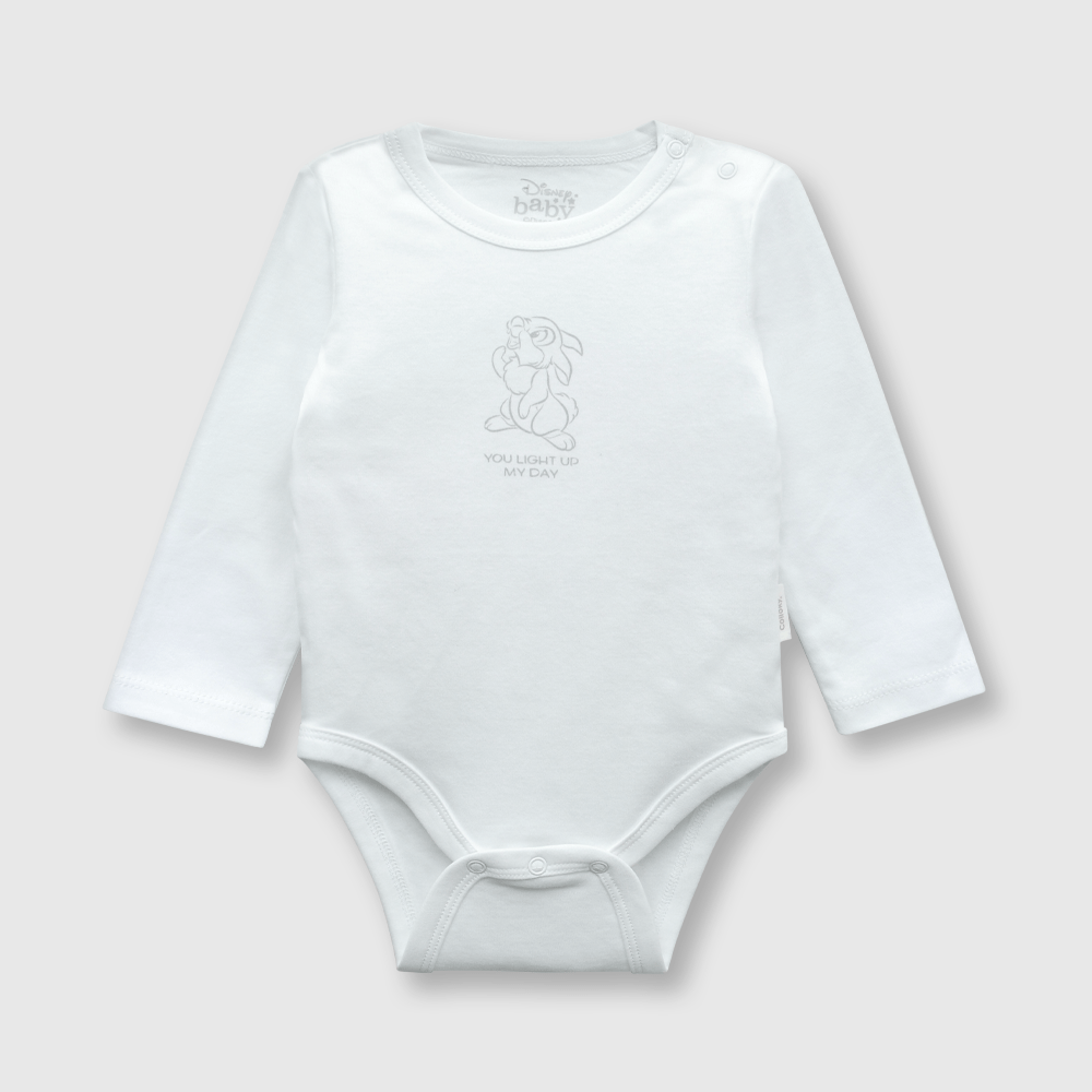 Body de bebé unisex 3 pack bambi blanco / white