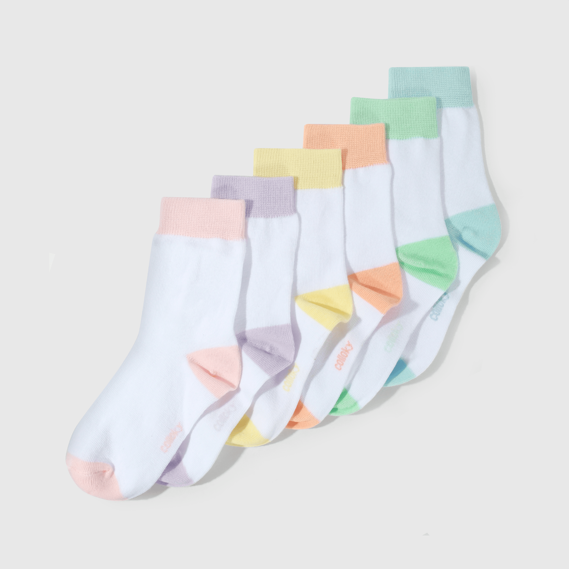 Pack 6 Medias Blanco Básicos